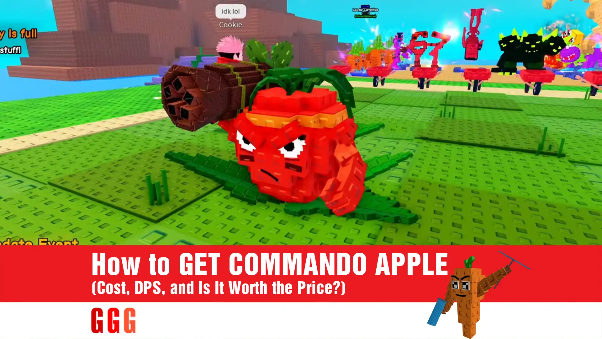 How to GET COMMANDO APPLE in Plants Vs Brainrots?