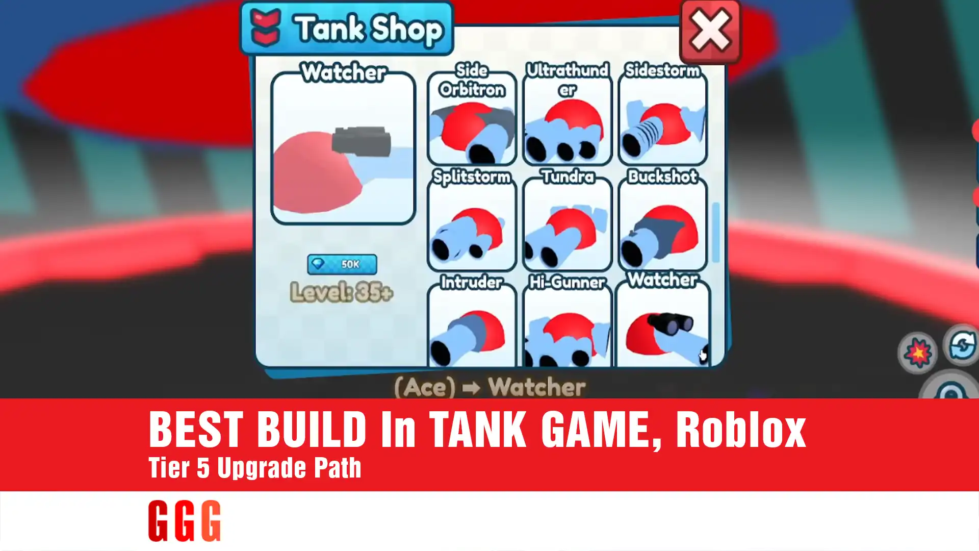 Best Upgrade Path for the BEST BUILD In TANK GAME Roblox?