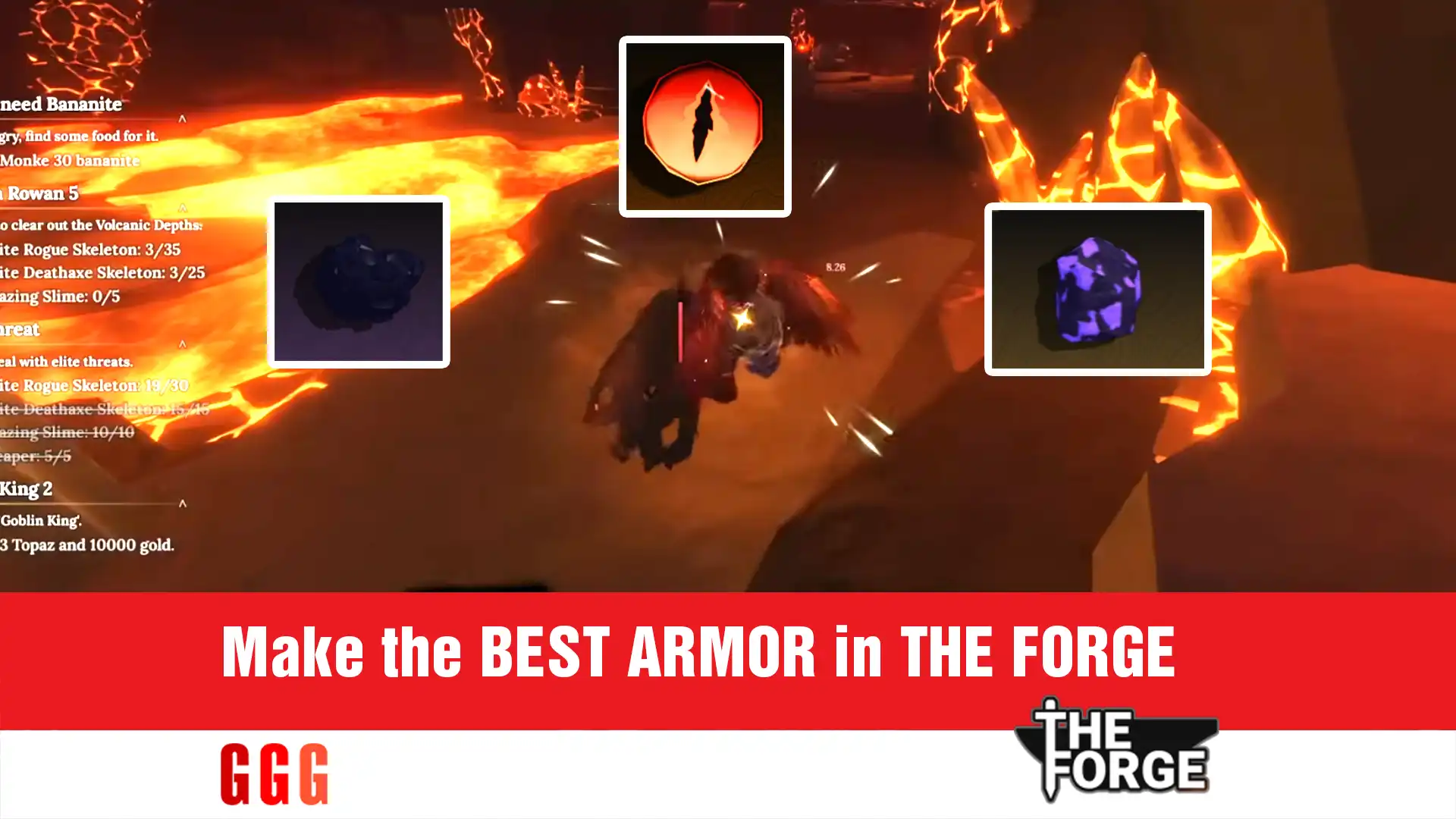 How to make the BEST ARMOR in THE FORGE Roblox
