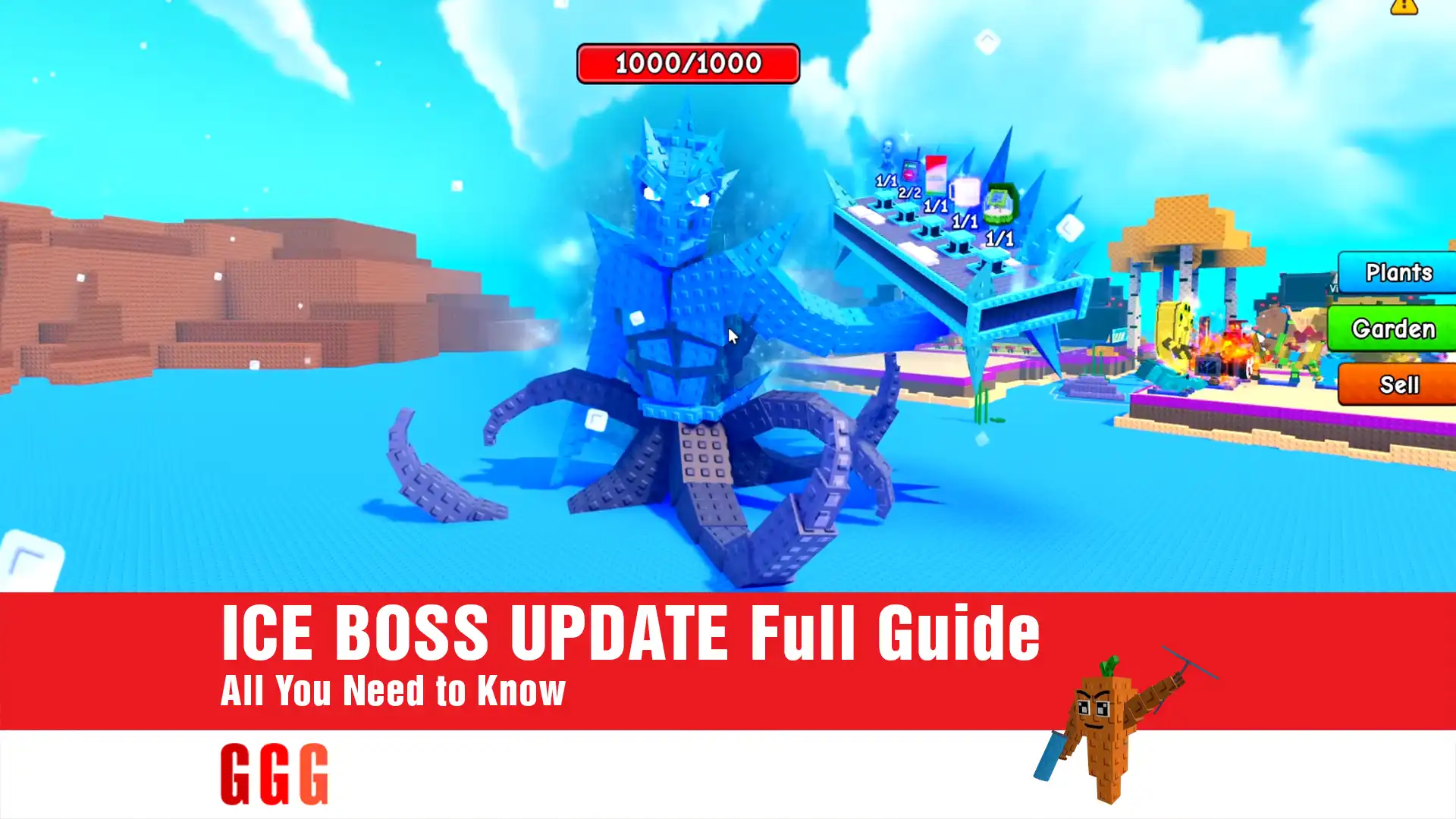 ICE BOSS UPDATE in Plants Vs Brainrots | How to Defeat Boss?