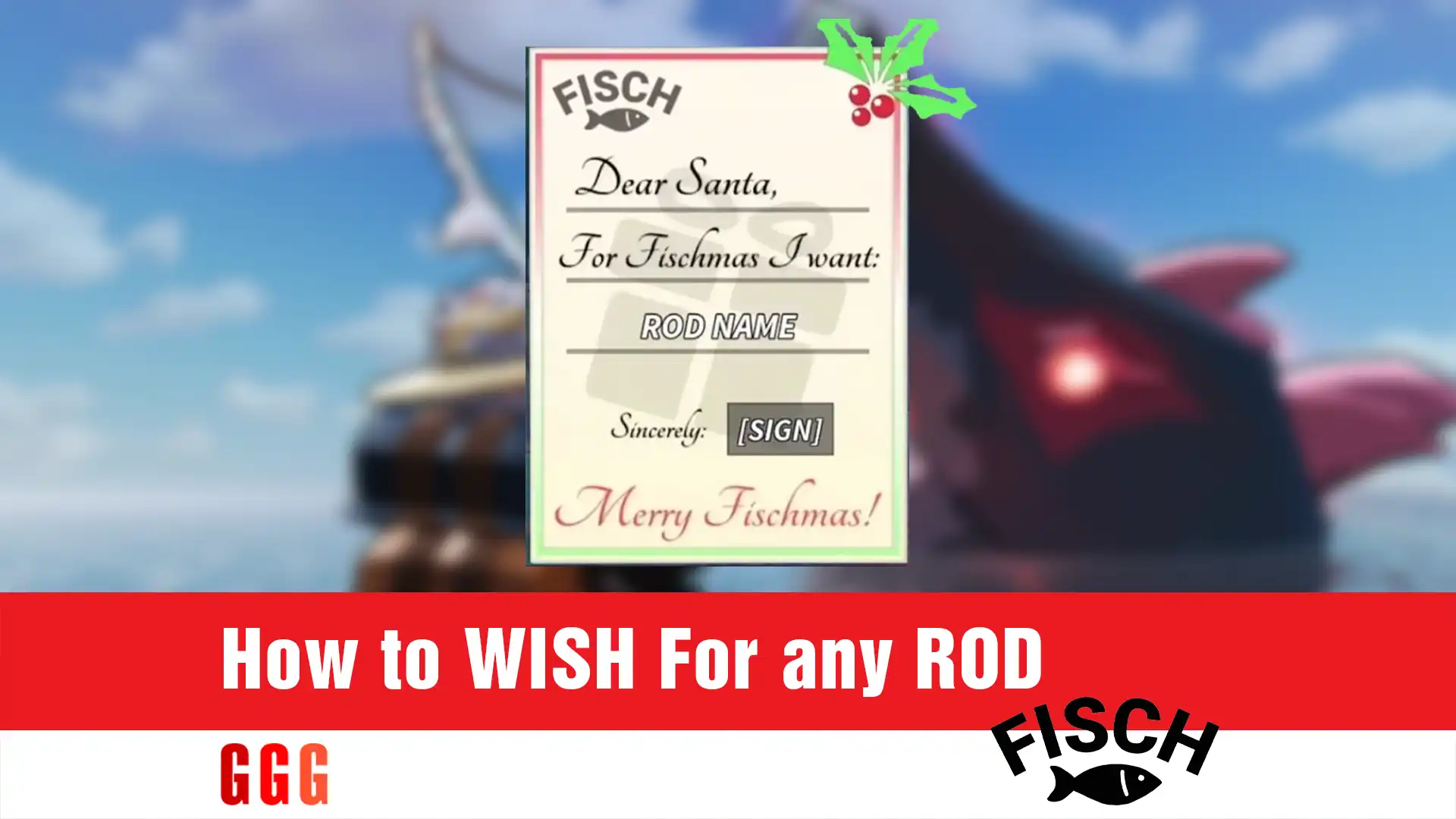 WISH For RODS in FISCH: the Best Christmas Event